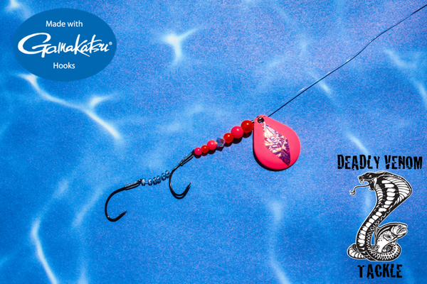 DIAMONDBACK SPINNER - UV HOT PINK – Deadly Venom Tackle